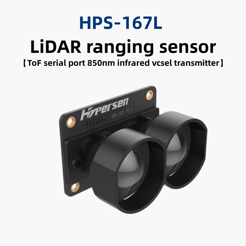 Hypersen HPS-167L 40 meters ToF laser radar real-time ranging sensor o– Sensorlidar