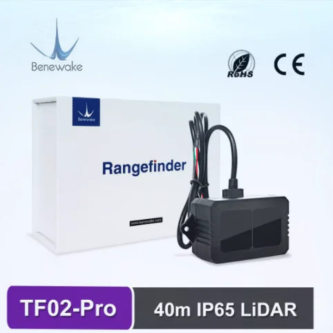 Benewake TF02-Pro 40m LiDAR Sensor – IP65, Outdoor ToF Rangefinder ...