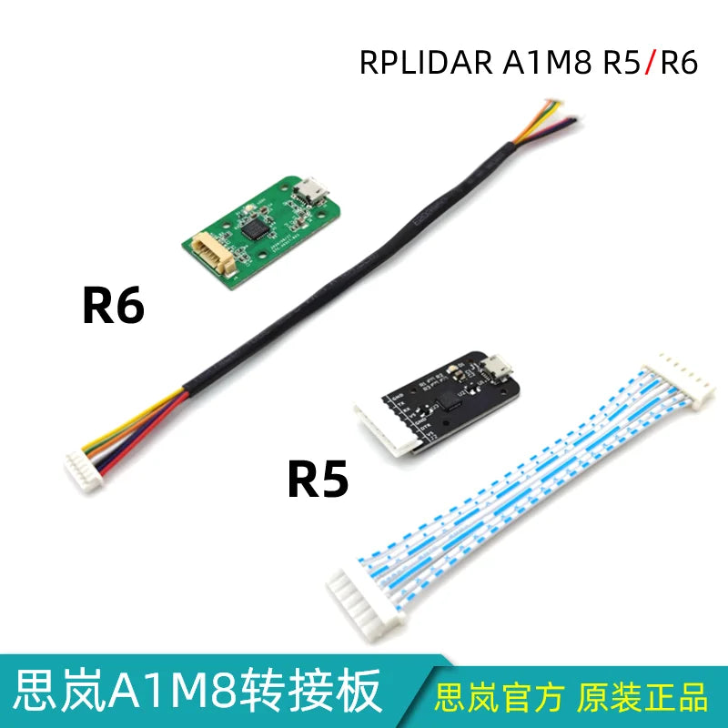 Slamtec RPLIDAR A1M8 Serial Port Adapter Plate & Connection Cable ...