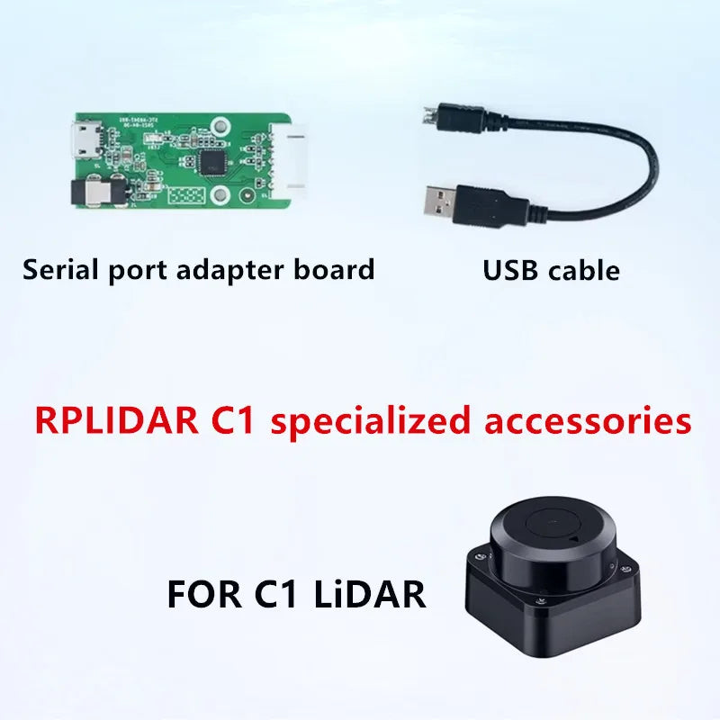 SLAMTEC RPLIDAR C1 USB to Serial Port Adapter & Connecting Cable ...