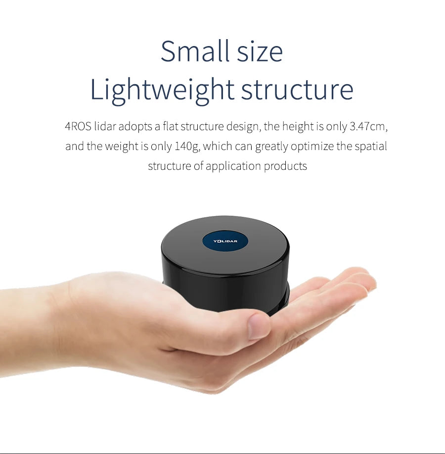 YDLIDAR for ROS ROS2 Raspberry Pi Jetso Lidar TOF 30M Range Waterproof ...