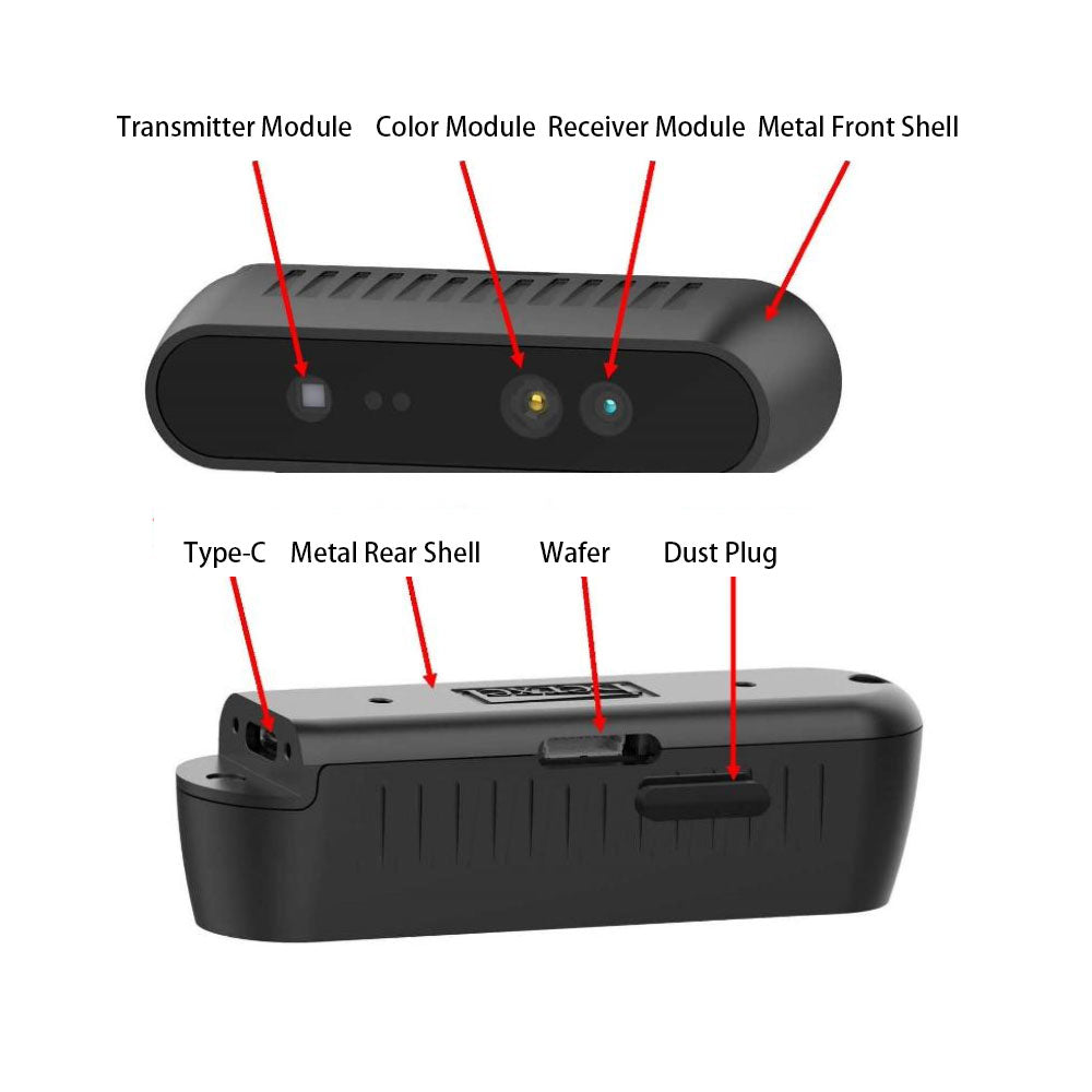 iHawkP100R 8M 3D Structured Light Camera with Polarized Imaging ...