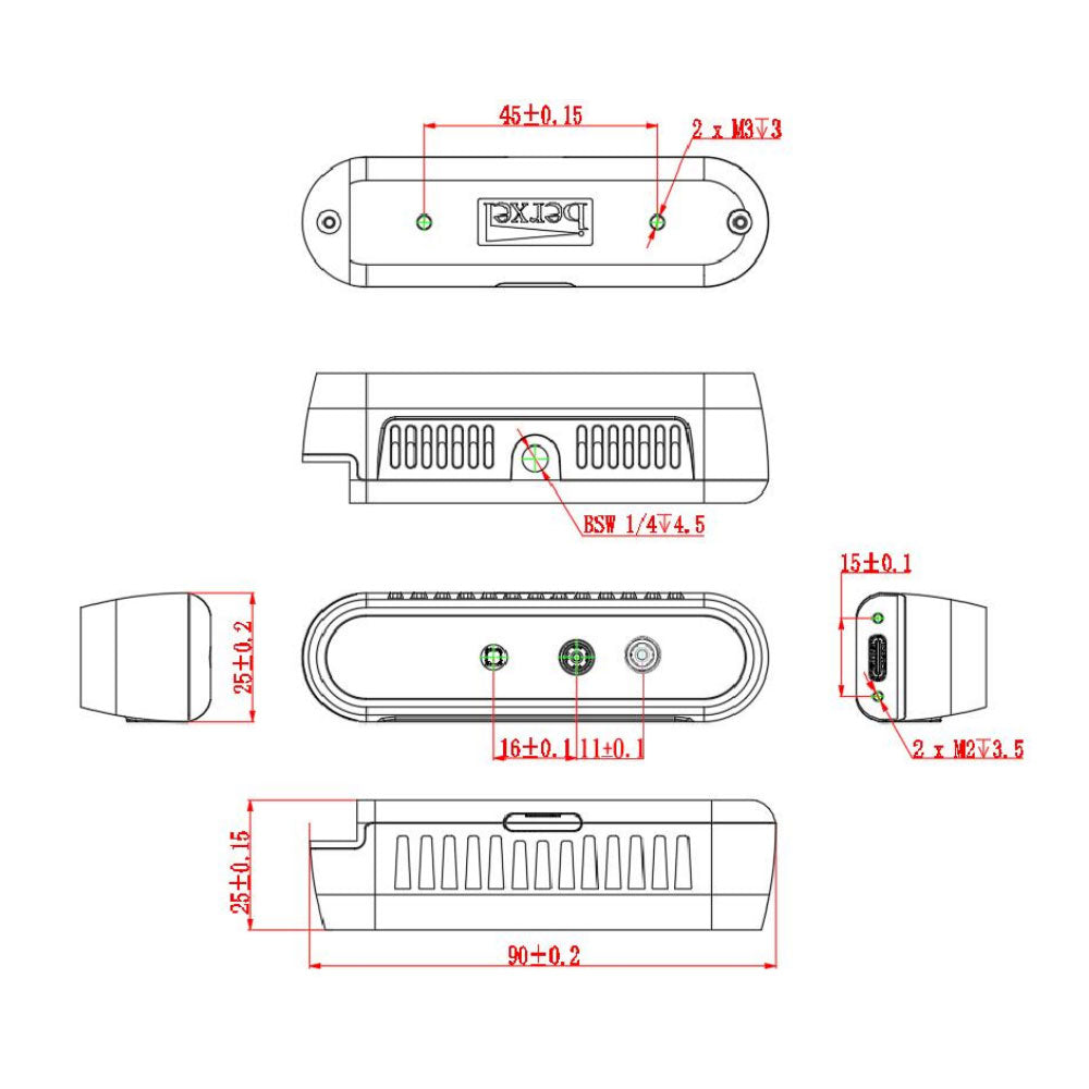 iHawk 072 1.5M Structured Light 3D Depth Camera for AI & Robotics ...