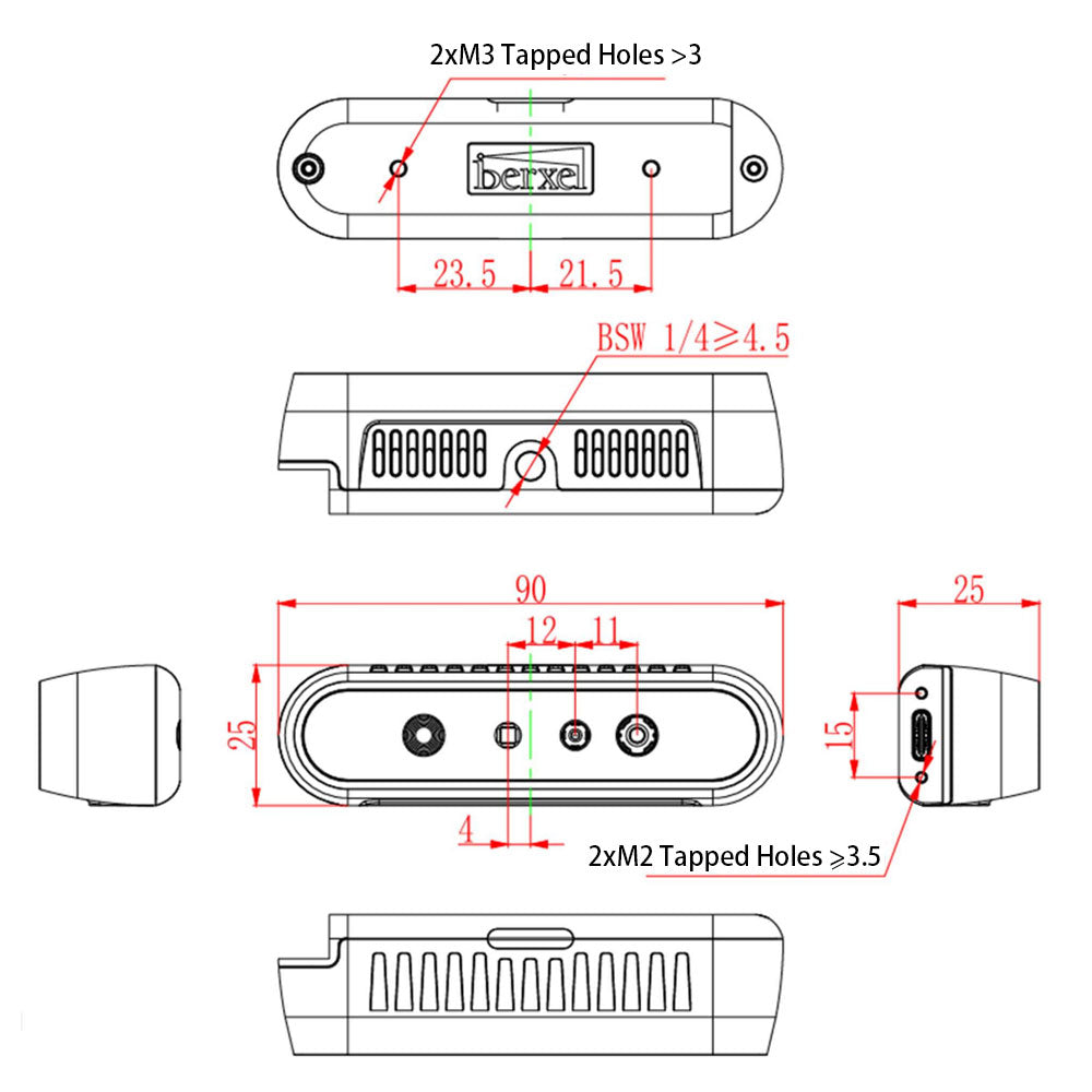 iHawk Structured light 3D camera P050 0.50M – High Precision Depth ...